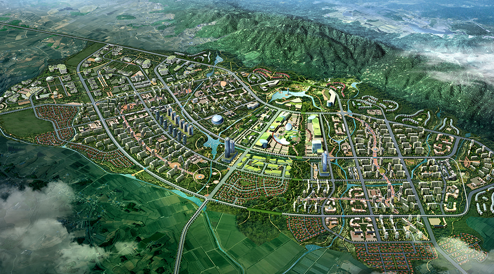 New Town and Advanced Urban Industrial Complex in Chungnam Provincial ...