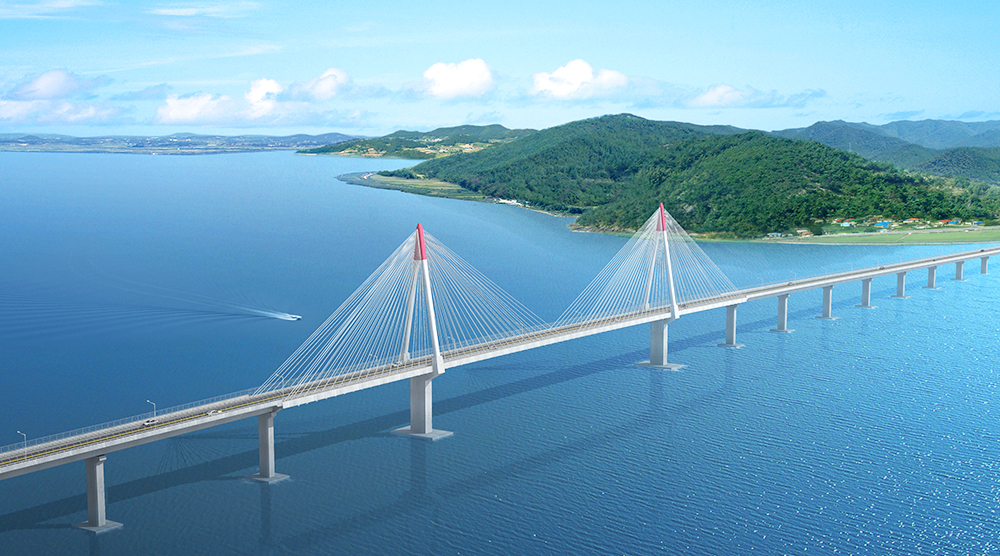 Detailed Design for Gyodong Bridge connected to Land